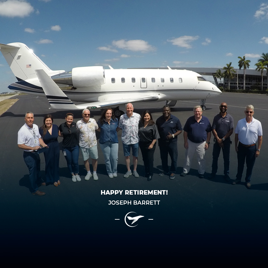 Congratulating Joseph Barrett on retirement!